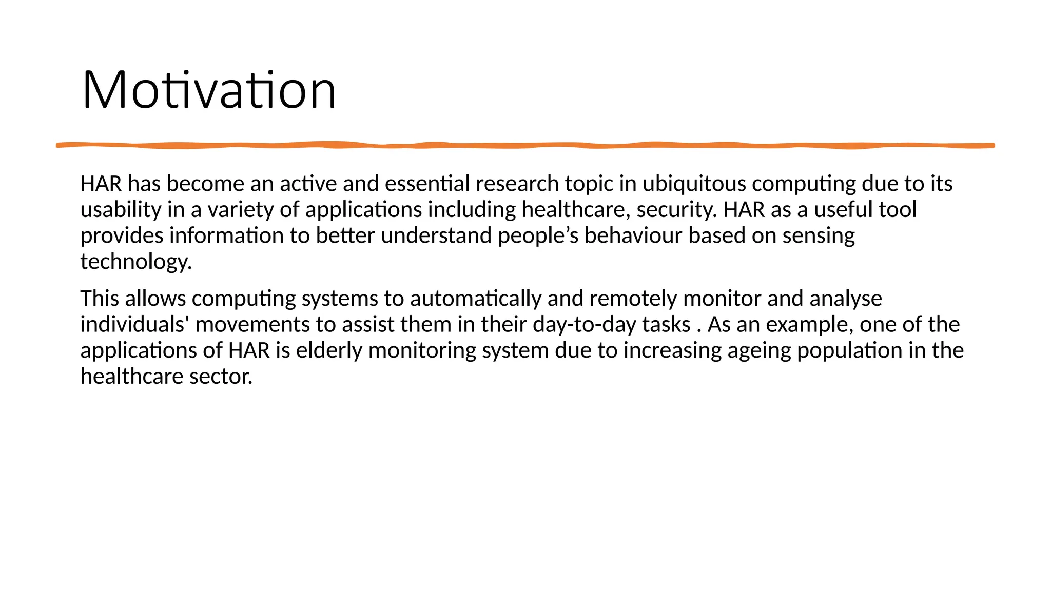 Human Activity Recognition From Sensor Data Ppt
