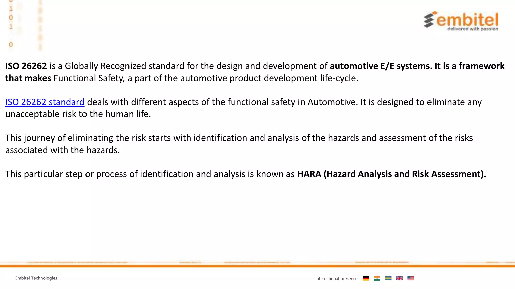 HARA ISO 26262: What is HARA and Why is it Required? | PPTX