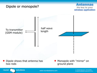 Antennas: the key to your wireless application Harald Naumann Round ...