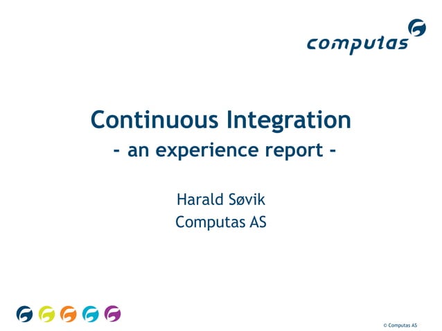 Continuous Integration | PPT