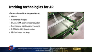 Harald Wuest (VisionLib): Challenges for Tracking Technologies in ...