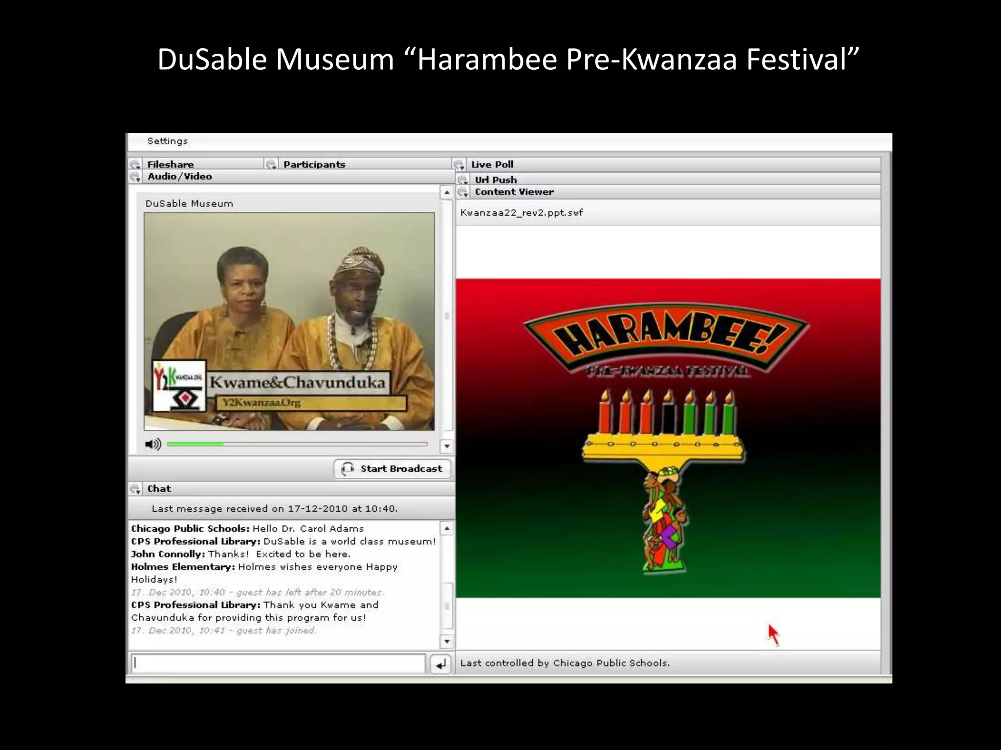 DuSable Museum Harambee Webinar | PPTX
