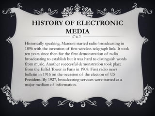 ELECTRONIC MEDIA | PDF