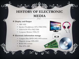 ELECTRONIC MEDIA | PDF