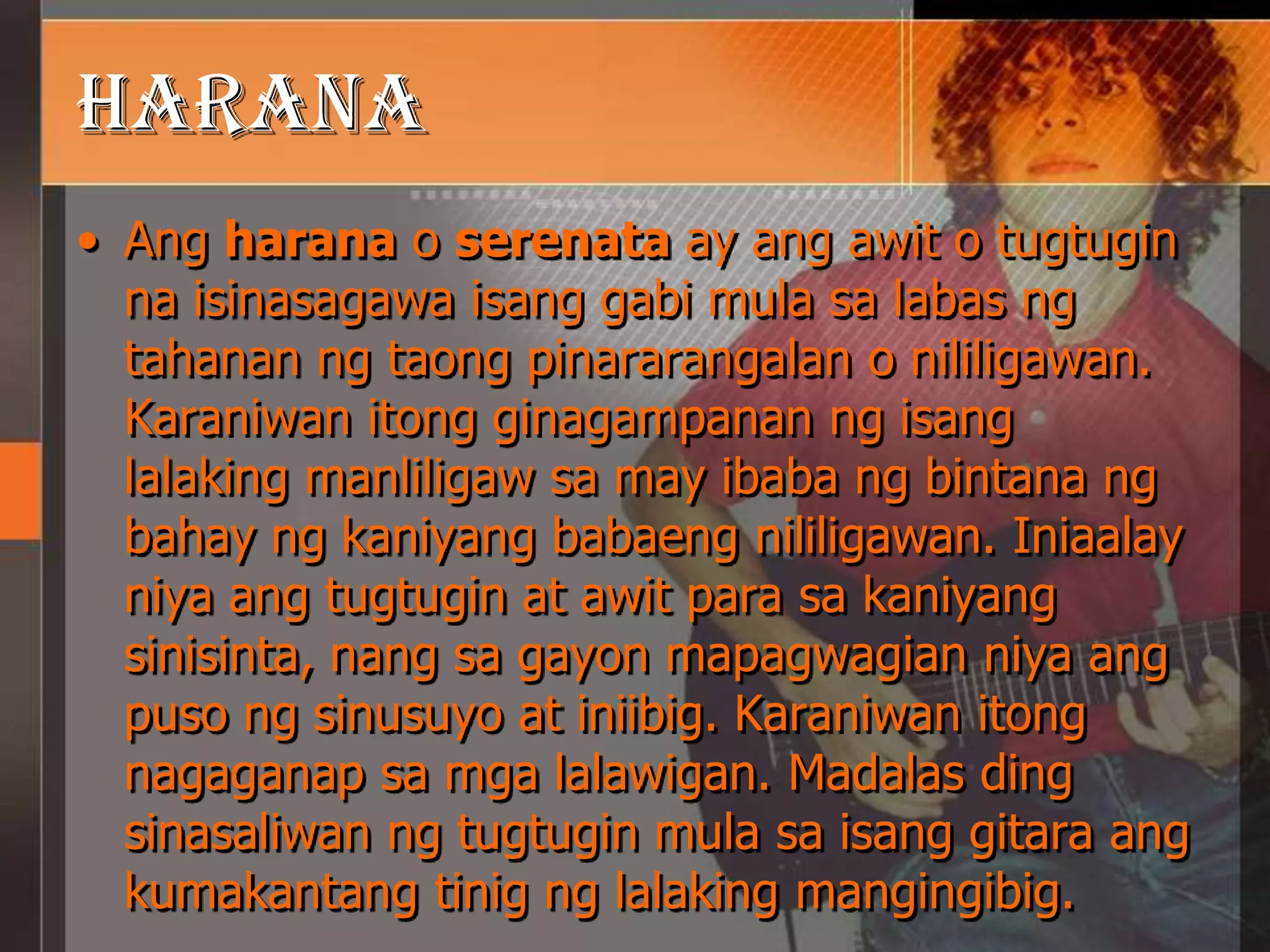 Harana at senakulo | PPTX