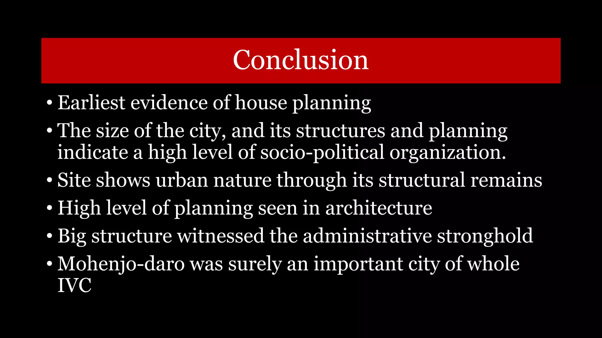 Town Planning and Architecture of Harappa & Mohenjodaro | PPTX