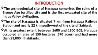 Harappa IVC, major city in Punjab Pakistan.presentation | PPT