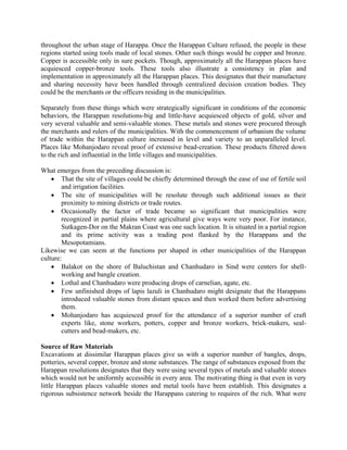 Harappa civilization iii | PDF