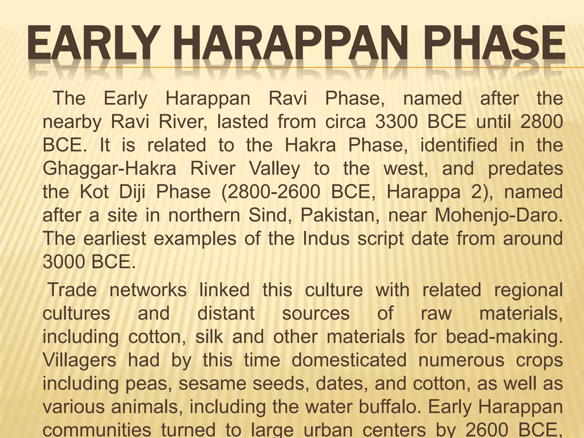 Harappan civilization | PPTX