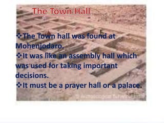 Indus Valley Civilization Assembly Hall
