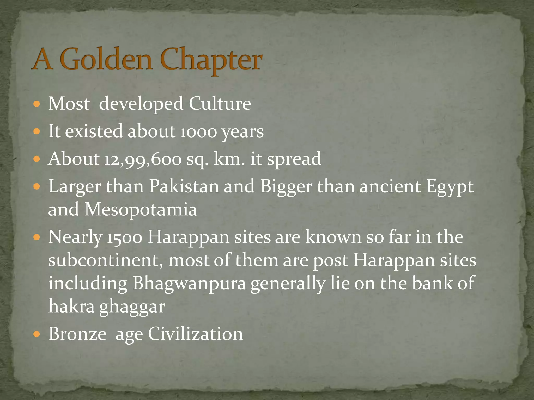 Harappan civilization (indus valley civilization) | PPTX