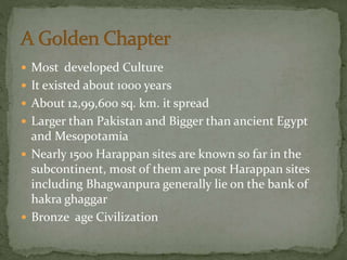 Harappan civilization (indus valley civilization) | PPTX