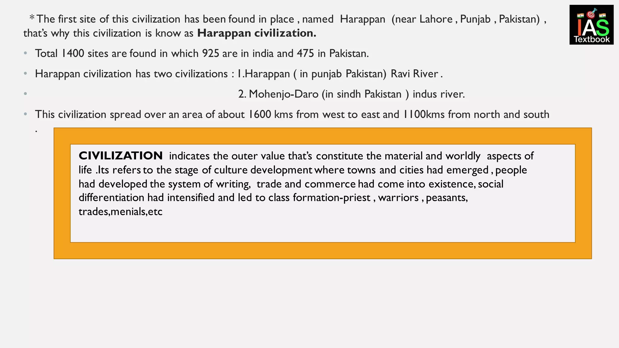 Harappan civilization and its decline& art& culture | PDF