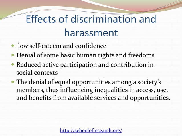 Harassment and Discrimination | PPT
