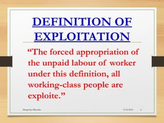 Harassment and exploitation of workplace.bhumika | PPT