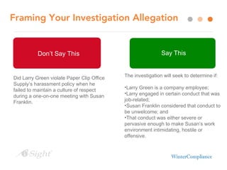 Investigating Harassment Claims: What to Do When You Don’t Know What to ...