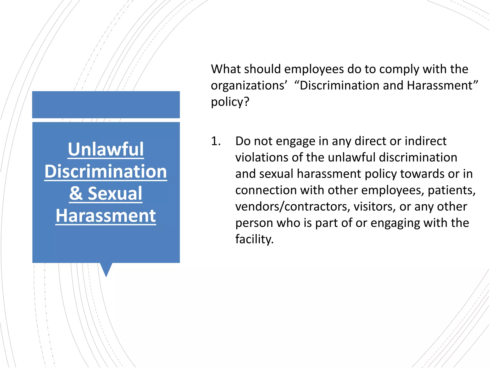 Harassment & Discrimination Training | PPTX