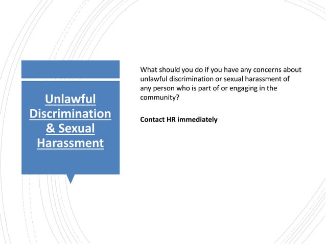 Harassment & Discrimination Training | PPTX