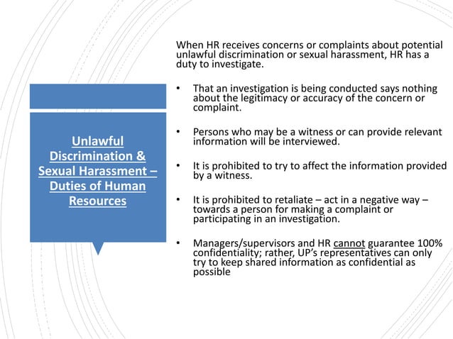 Harassment & Discrimination Training | PPTX