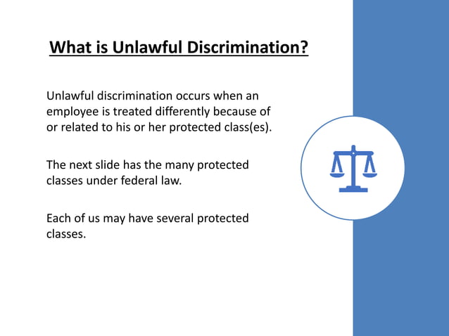 Harassment & Discrimination Training | PPTX