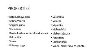Haratala.pptx as per ncism rasashastra . | PPTX