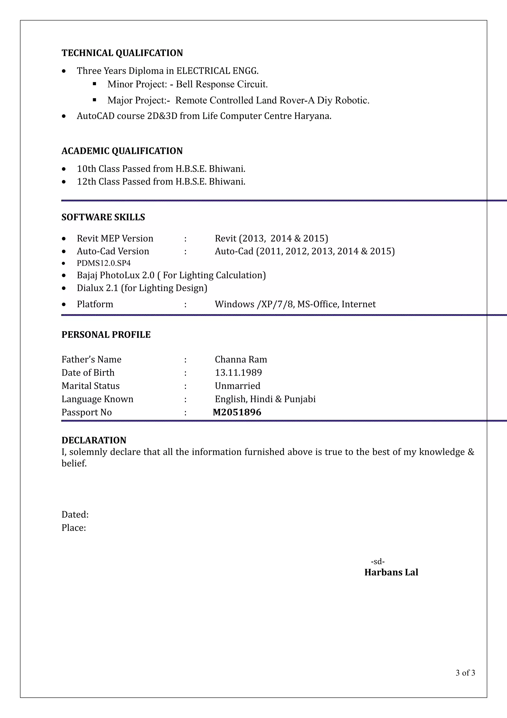 Harbans lal original | DOC | Rail Travel | Travel Type