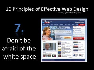 Webdesign for Advocacy and Campaigns | PPT