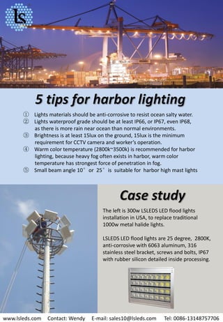 5 tips for harbor lighting | PDF