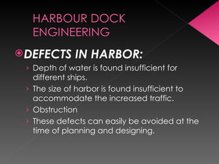 harbor types and site selection | PDF
