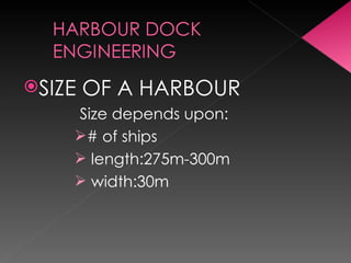 harbor types and site selection | PDF