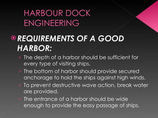 harbor types and site selection | PDF