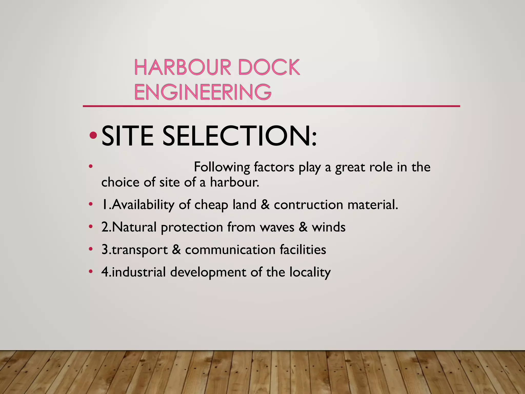 Harbour | PPT