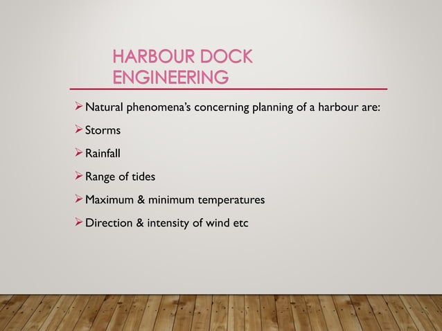 Harbour | PPT | Cruises | Travel Type