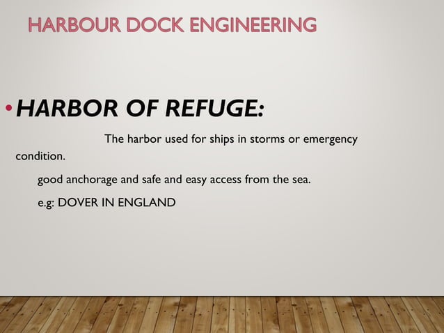Harbour | PPT | Cruises | Travel Type