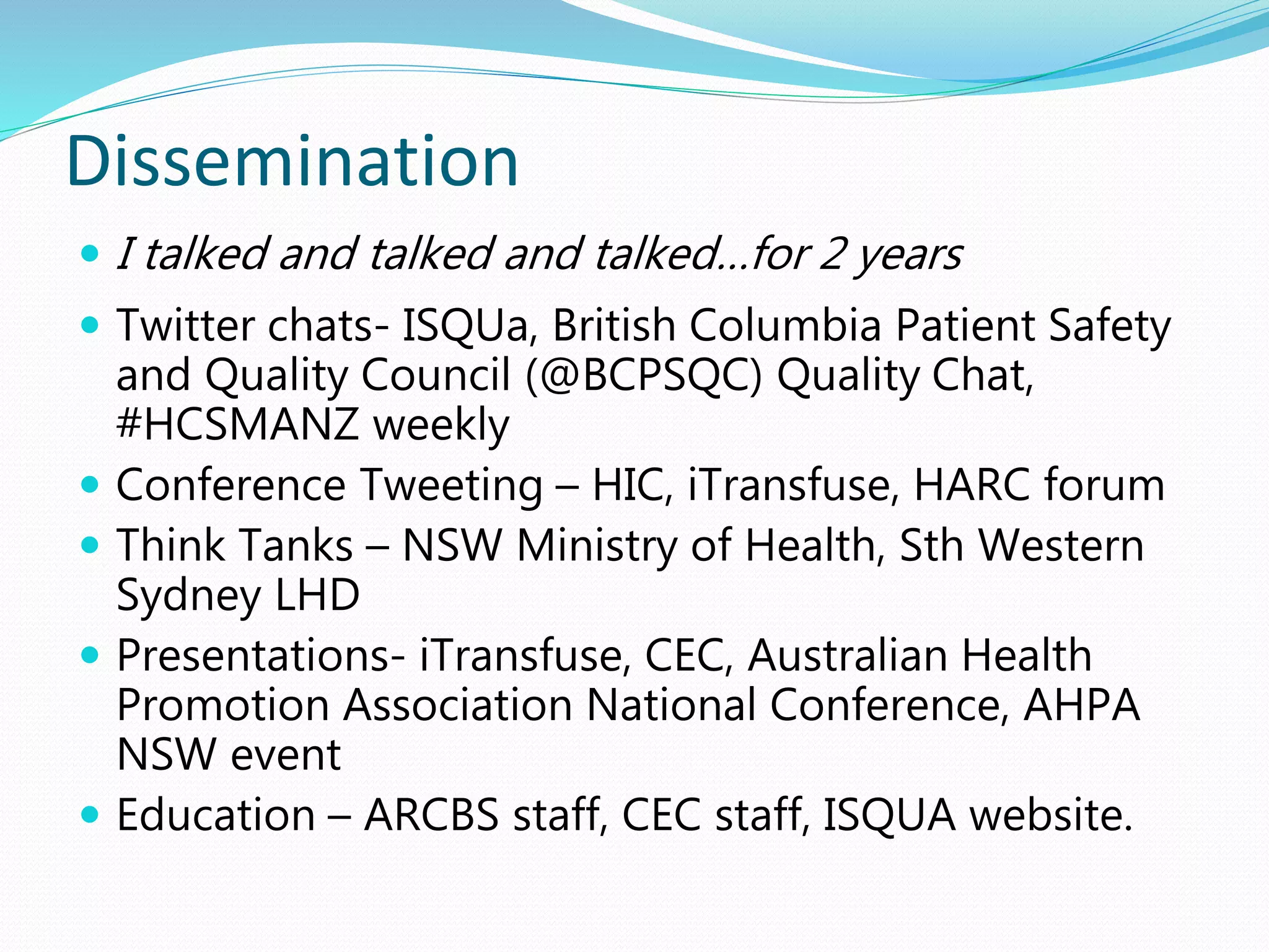 Carolyn Der Vartanian, (former) Clinical Excellence Commission | PPTX