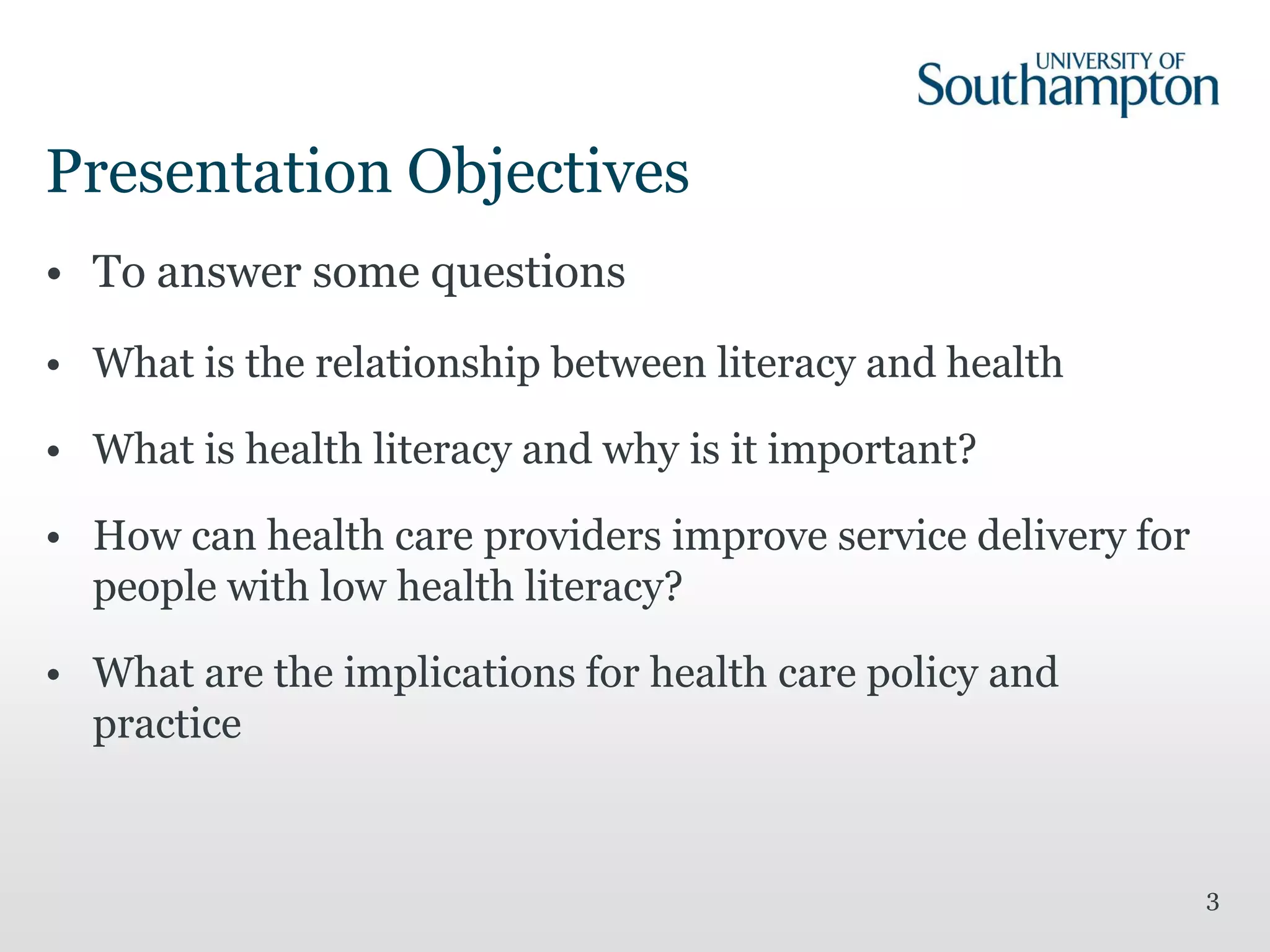 Don Nutbeam | The evolving concept of health literacy | PDF
