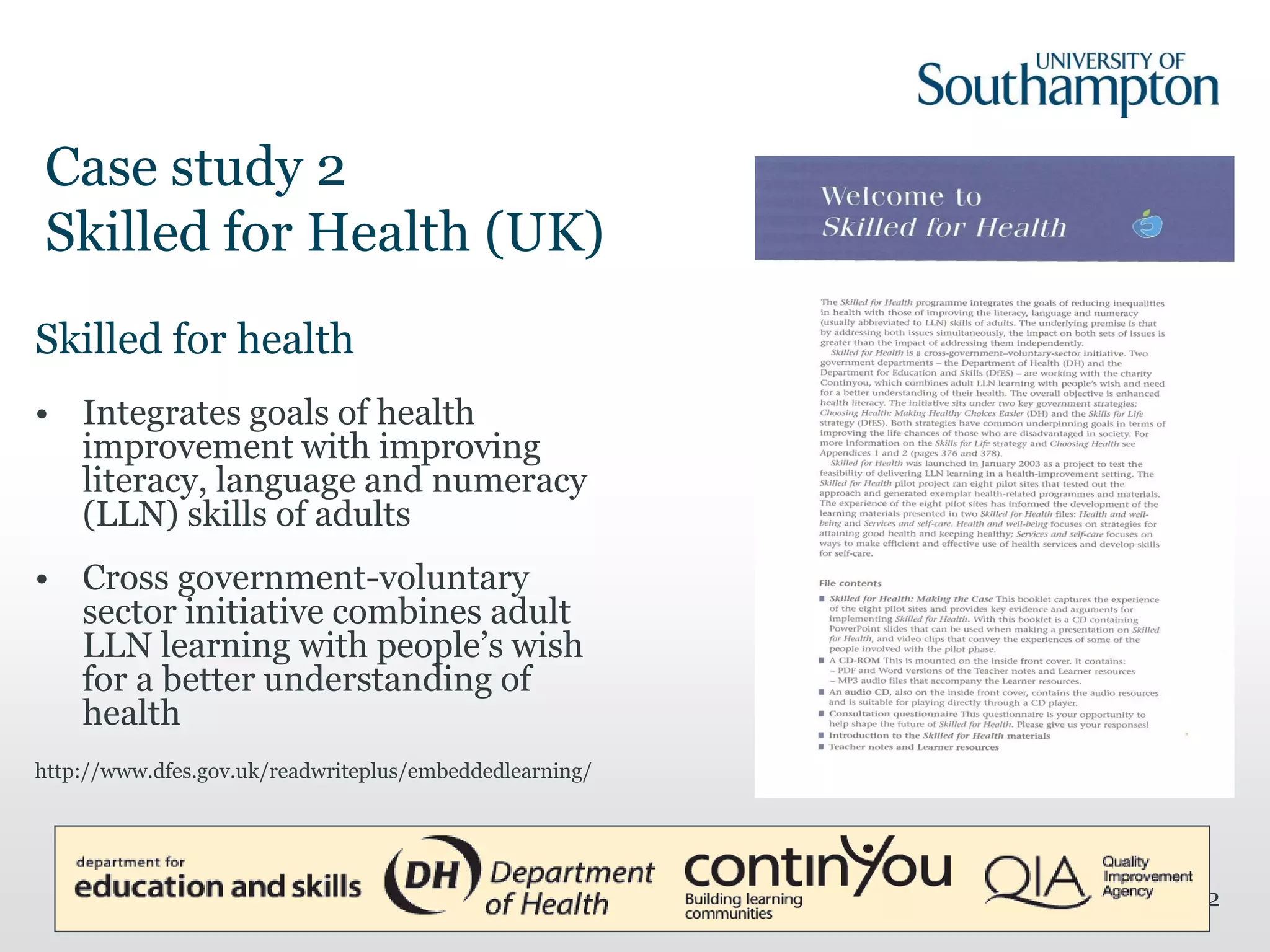 Don Nutbeam | The evolving concept of health literacy | PDF