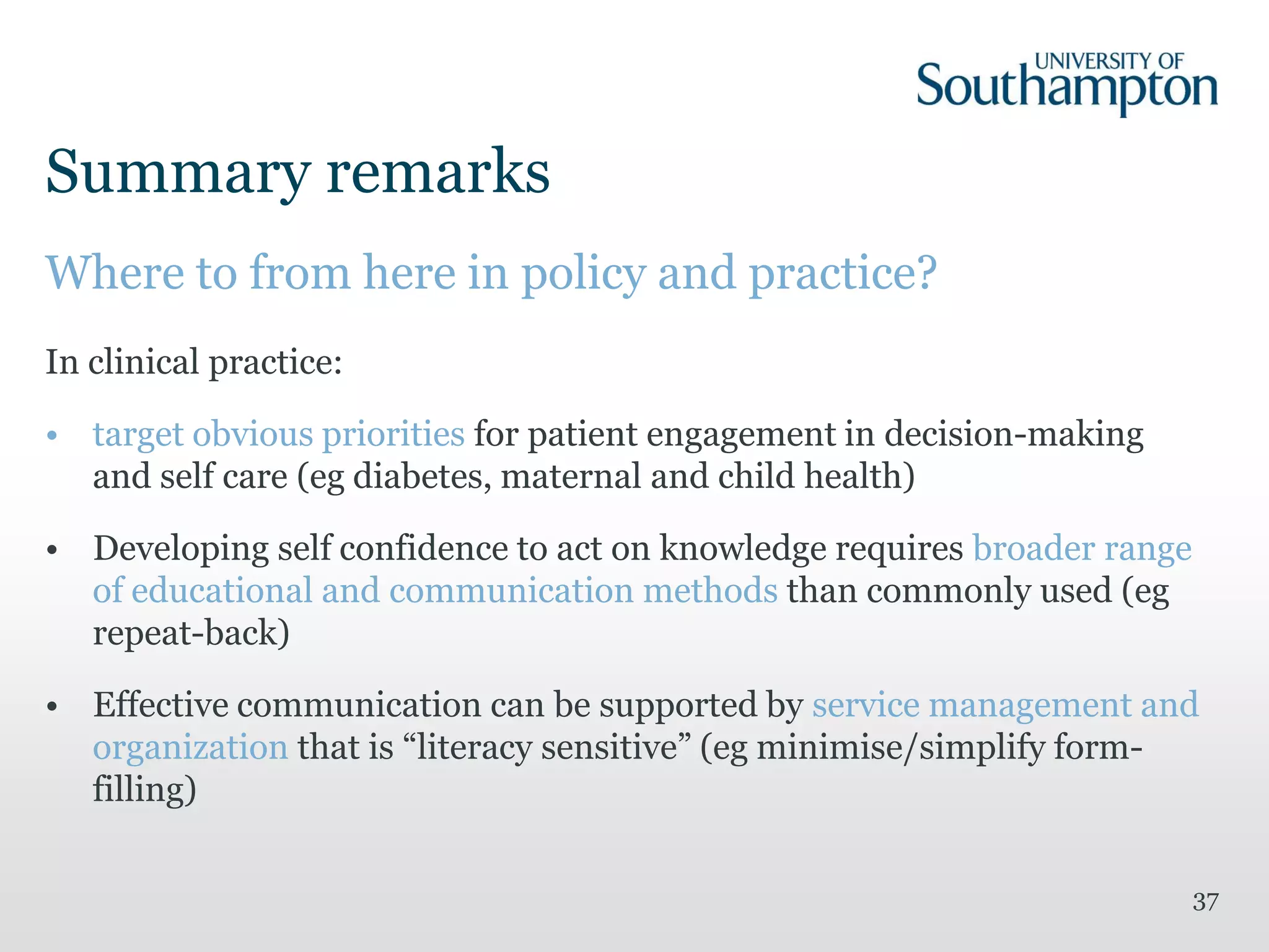 Don Nutbeam | The evolving concept of health literacy | PDF