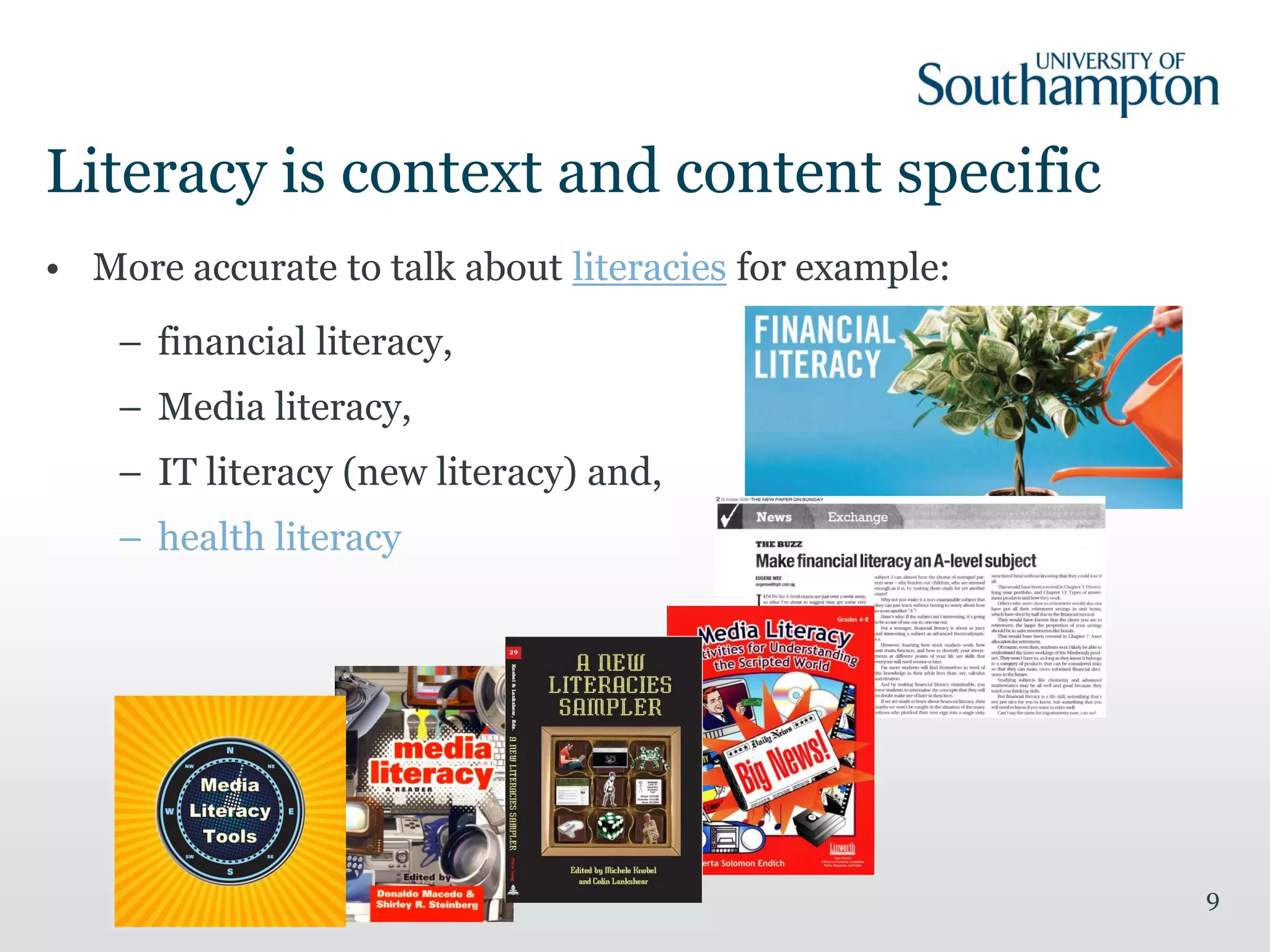 Don Nutbeam | The evolving concept of health literacy | PDF