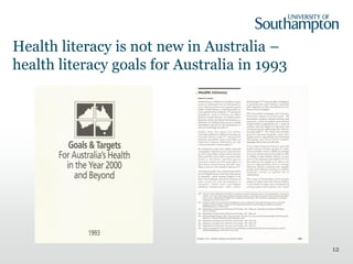 Don Nutbeam | The evolving concept of health literacy | PDF