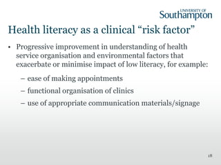 Don Nutbeam | The evolving concept of health literacy | PDF
