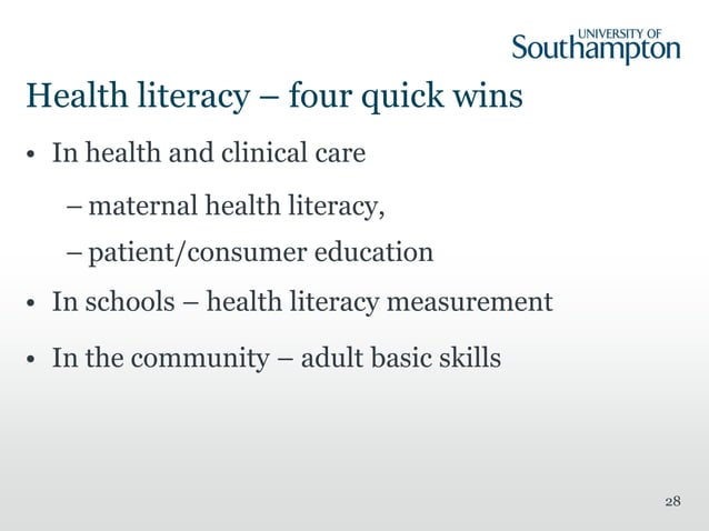 Don Nutbeam | The evolving concept of health literacy | PDF