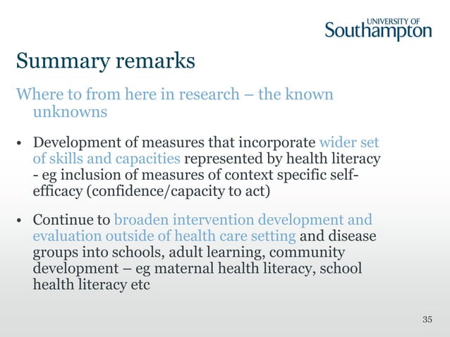 Don Nutbeam | The evolving concept of health literacy | PDF
