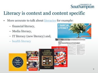 Don Nutbeam | The evolving concept of health literacy | PPT