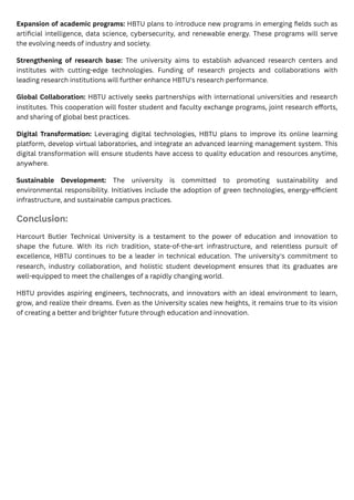 Harcourt Butler Technical University A Legacy of Excellence in ...