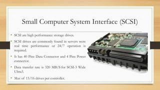 Storage (Hard disk drive) | PPTX