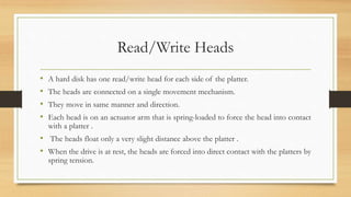 Storage (Hard disk drive) | PPTX