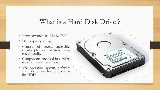 Storage (Hard disk drive)