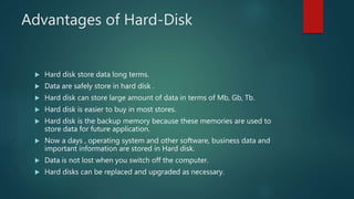 Hard disk project | PPTX