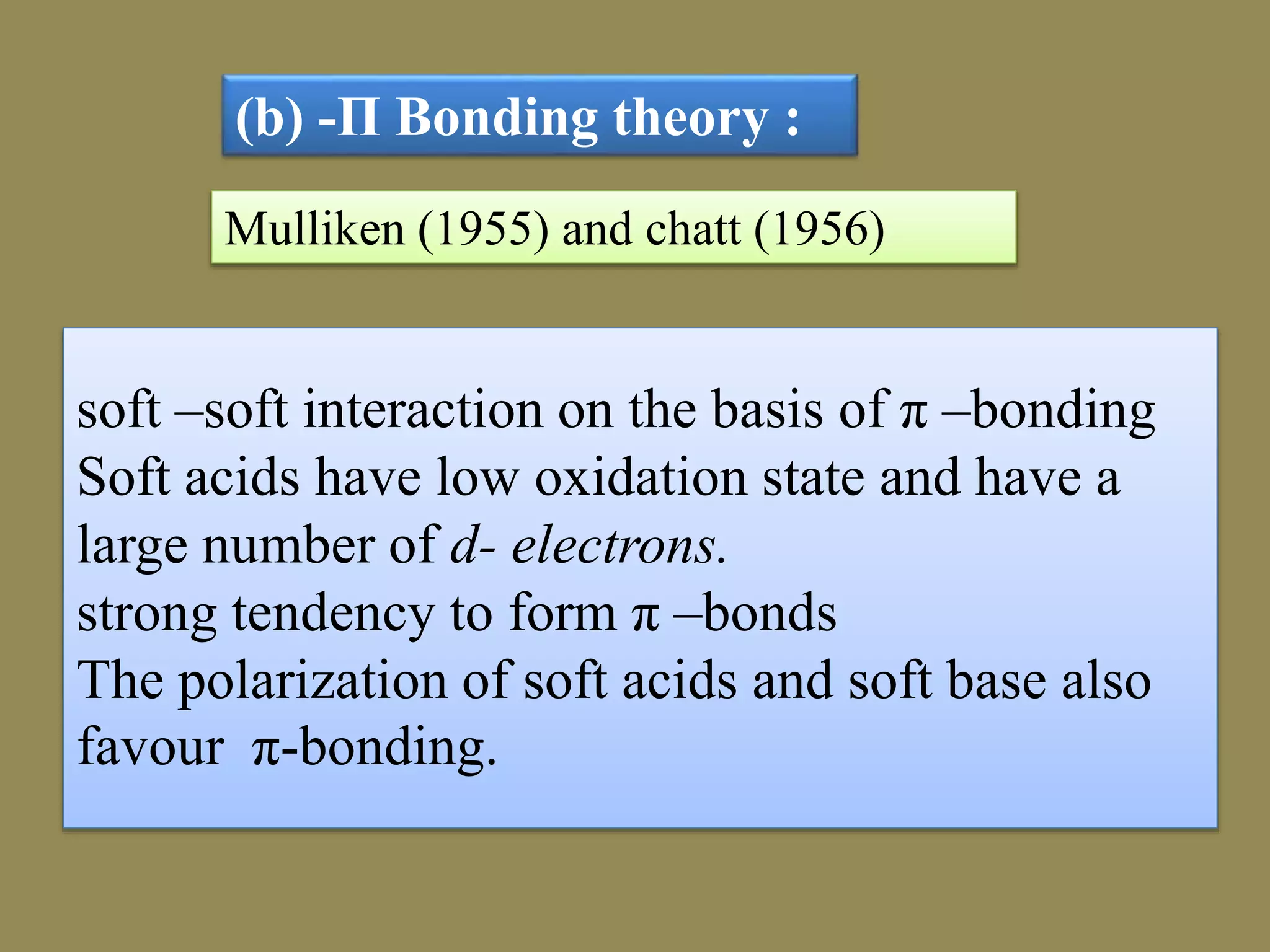 Hard soft acid-base theory | PPTX